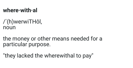 Home - The Wherewithal